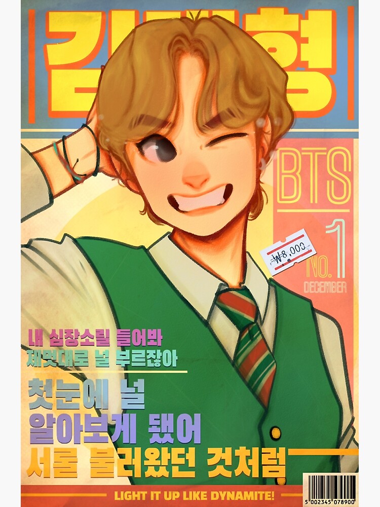 Bts V Art Print Sticker For Sale By Neykempes2k1 Redbubble