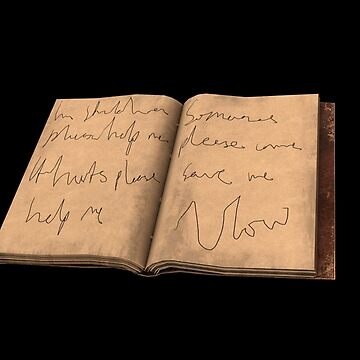 "Phasmophobia Ghost Writing Book" Sticker for Sale by NovocainArt ...