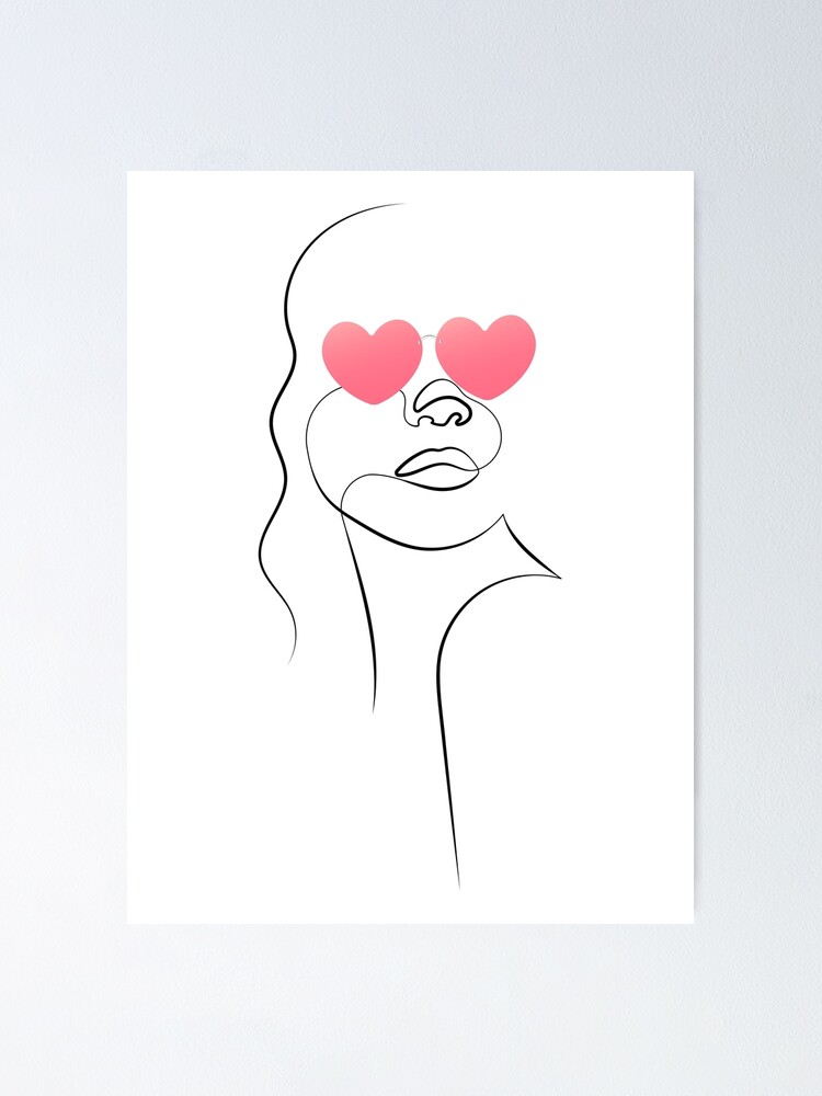 Poster « Connaissez votre valeur | Dessin d'une ligne | Dessin au trait ...