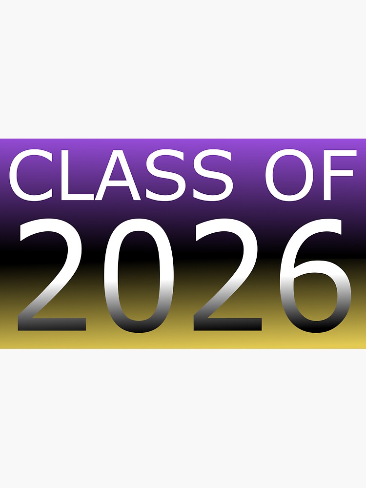 "Class of 2026 Purple and Gold!" Sticker for Sale by Karen-Rocha ...