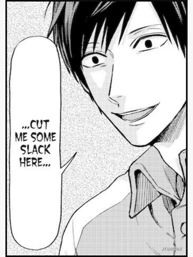 "Cut Me Some Slack Here - Uramichi Oniisan" Sticker for Sale by xraeyex ...