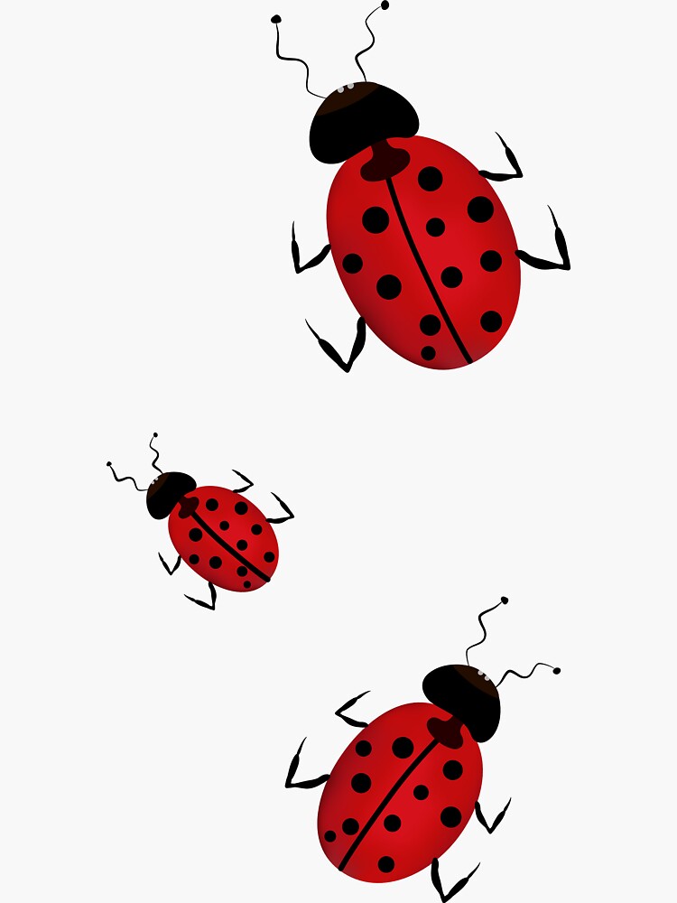 "Affectionate Lady-Lady bird" Sticker for Sale by Zo-wia | Redbubble