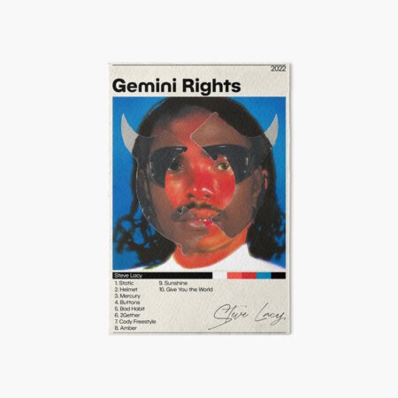 "steve lacy gemini rights album cover poster" Art Board Print for Sale ...