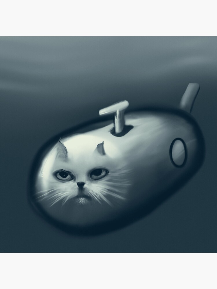"Cat Sub" Sticker for Sale by Oldworlder | Redbubble