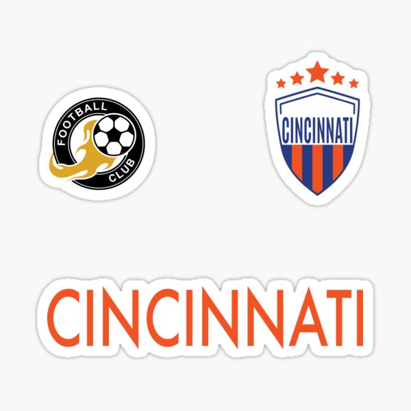 "FC Cincinnati Soccer Jersey" Sticker for Sale by heavenlywhale | Redbubble