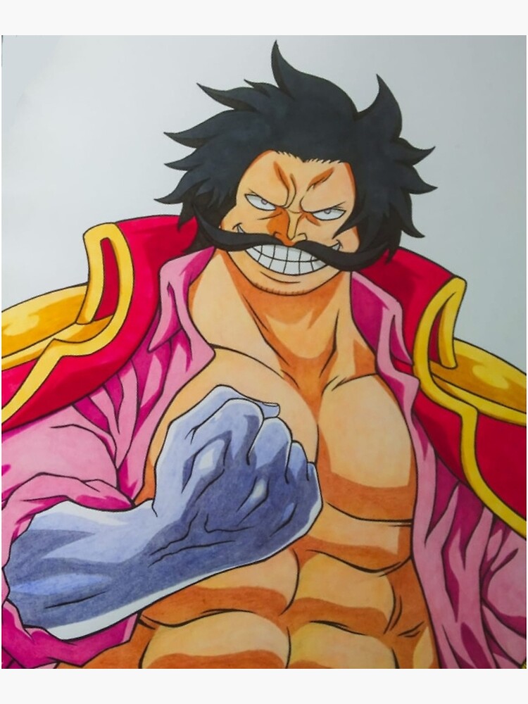 "anime - Gol D Roger - one piece" Poster for Sale by raycal | Redbubble