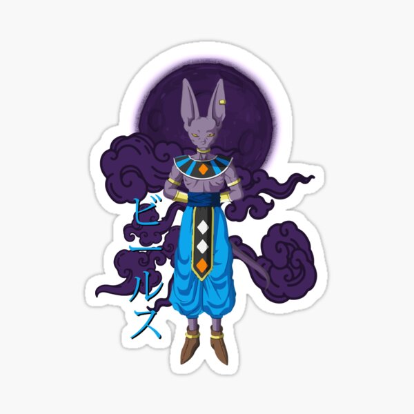 "Beerus Sama Dragon Ball Super" Sticker for Sale by WandaMcCullough ...