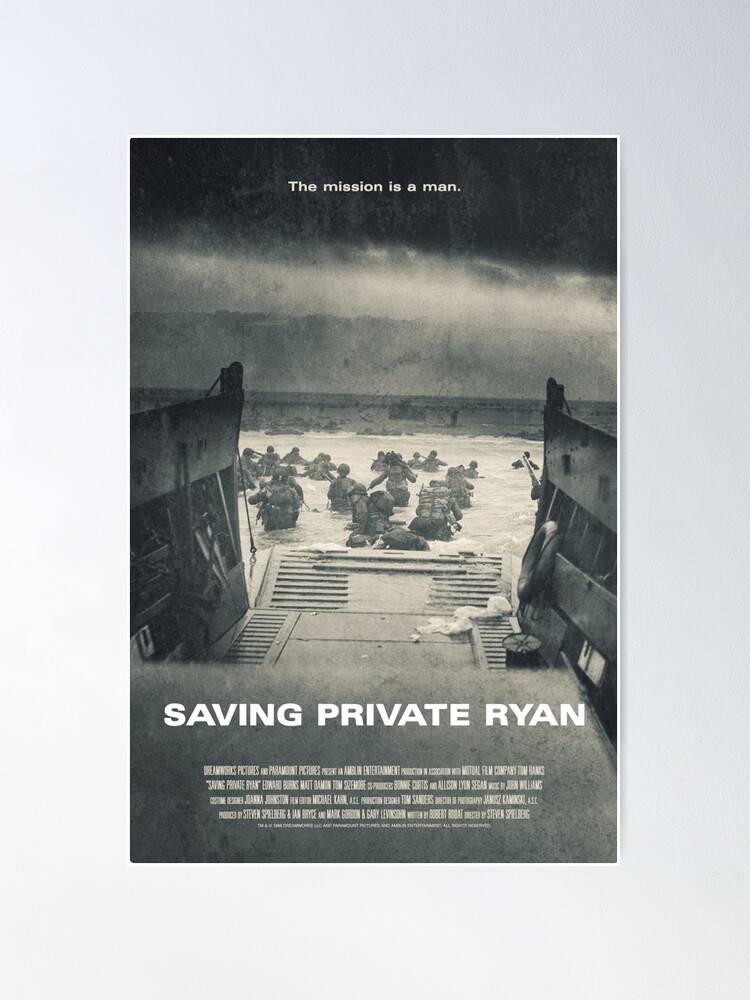 "Saving Private Ryan (1998)" Poster for Sale by antononant | Redbubble