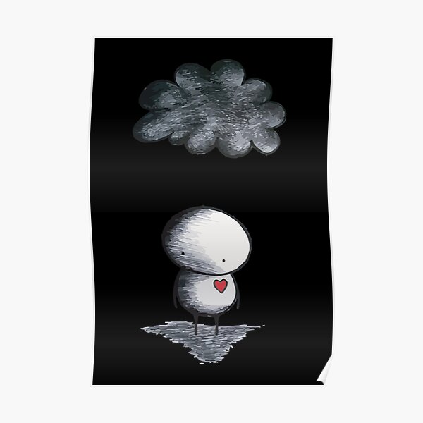 "The sad boy" Poster for Sale by sassibros | Redbubble