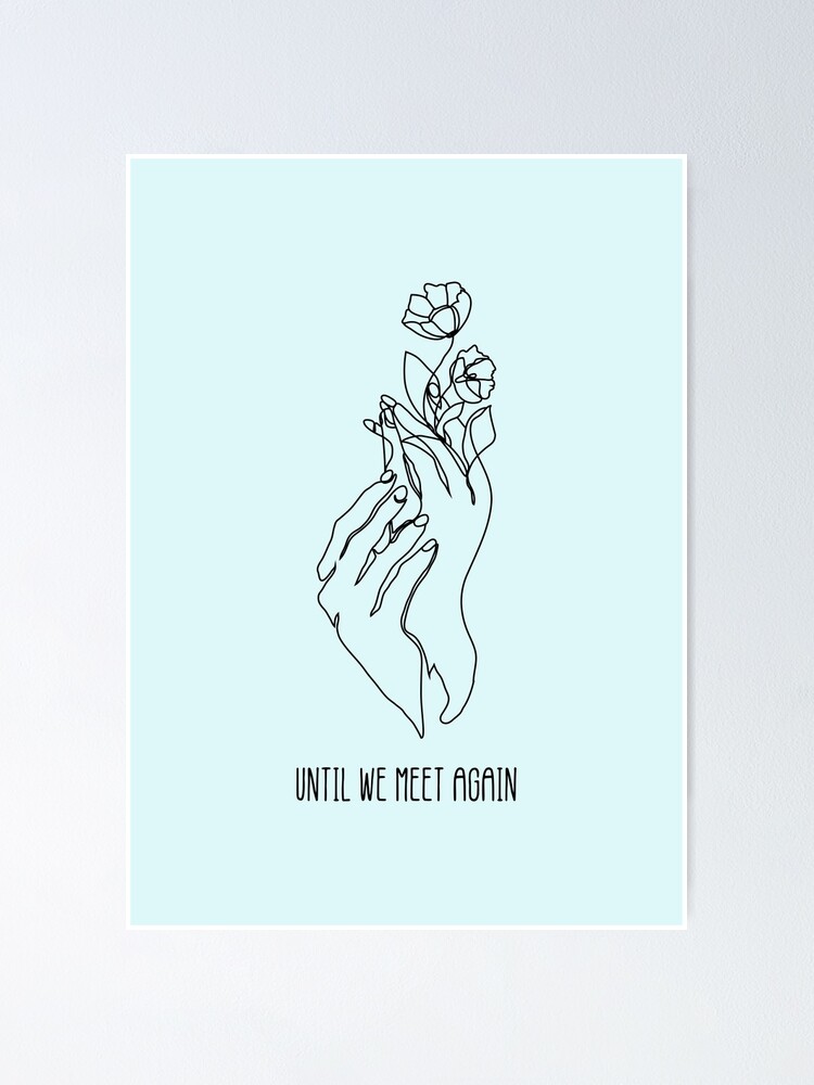 "Hands minimal abstract illustration" Poster for Sale by DeRenaissance ...