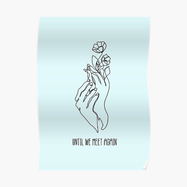 "Hands minimal abstract illustration" Poster for Sale by DeRenaissance ...