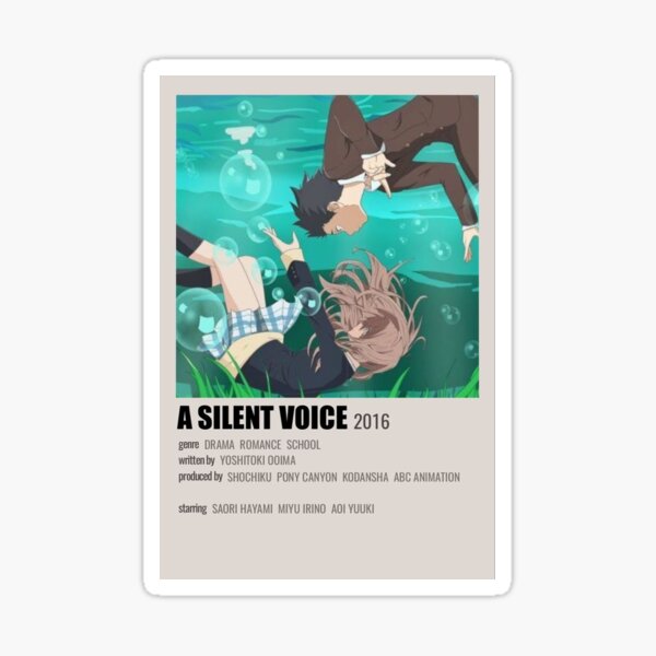 "A silent voice sticker " Sticker for Sale by M1a1r1i1n1a1 | Redbubble