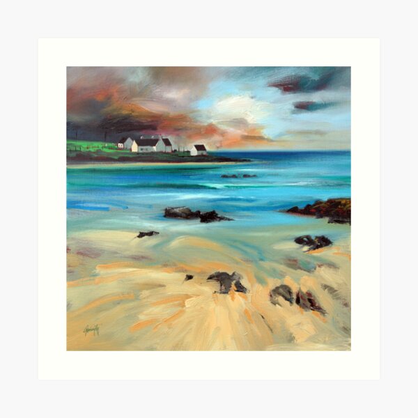 "Tiree Shore" Art Print for Sale by scottnaismith | Redbubble