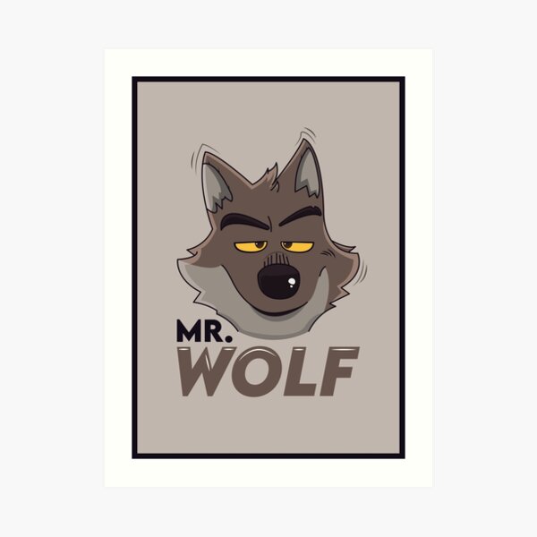 "Mr. Wolf - The Bad Guys" Art Print by Necronder | Redbubble