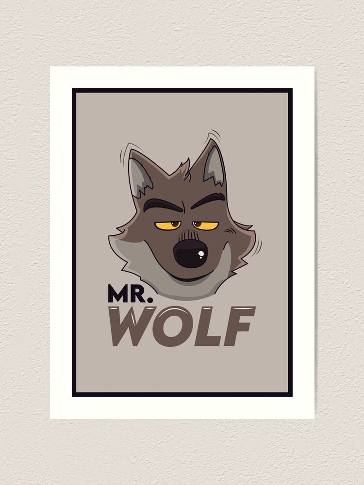 "Mr. Wolf - The Bad Guys" Art Print by Necronder | Redbubble