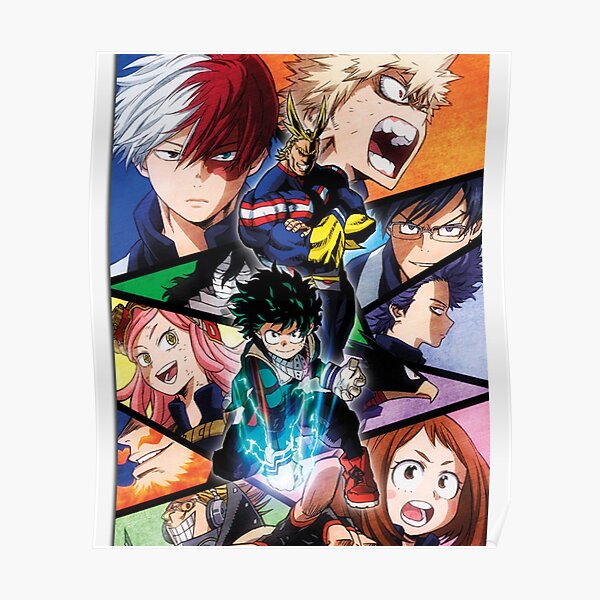 "MHA All Might, Midoriya, Todoroki und Bakugou" Poster von DaturaSnake ...
