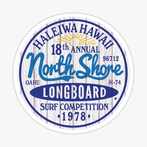 North Shore Hawaii Stickers | Redbubble