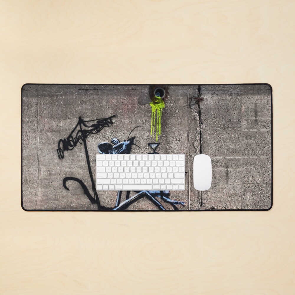 "Banksy Cocktail Rat - Original Mural" Art Print for Sale by WE-ARE ...