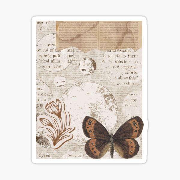 "aesthetic vintage design " Sticker for Sale by aesthetic-land | Redbubble