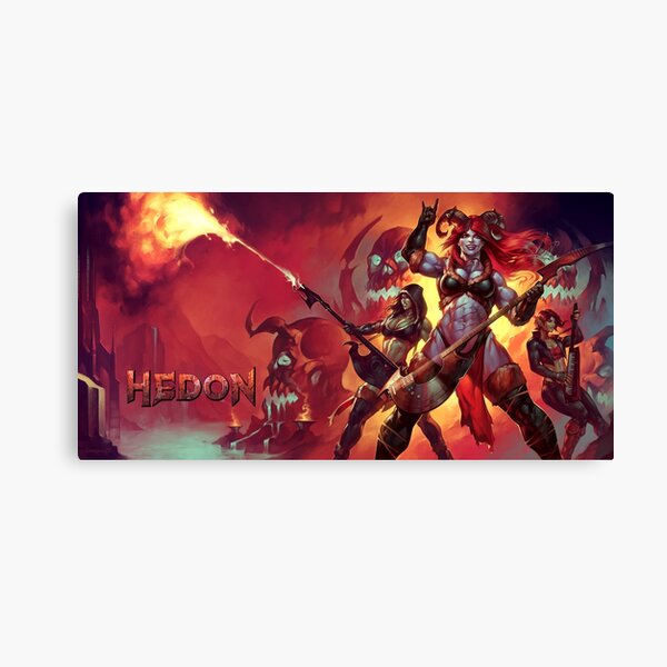 "HEDON Album Poster" Canvas Print for Sale by Zan-HedonDev | Redbubble