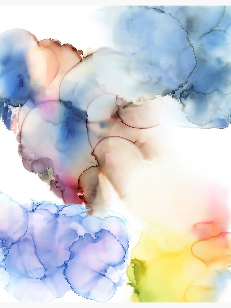 "Watercolour pastel drops . . " Poster for Sale by Little-RedArt ...