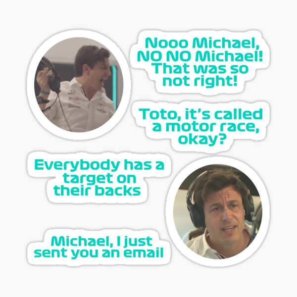 Toto Wollf Sticker Toto Wolff Quotes Sticker For Sale By Larsmeijer11 Redbubble