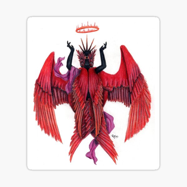 "Seraphim, first of the nine choirs of angels" Sticker for Sale by ...