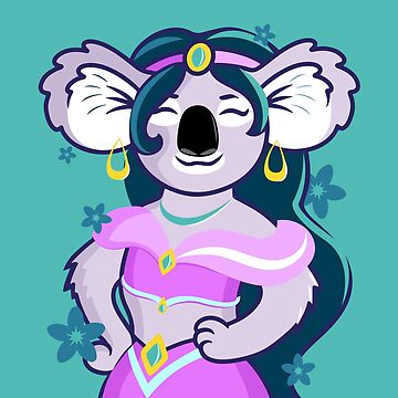 "Cute Princess Koala " Sticker for Sale by Planet of Koalas. Character ...