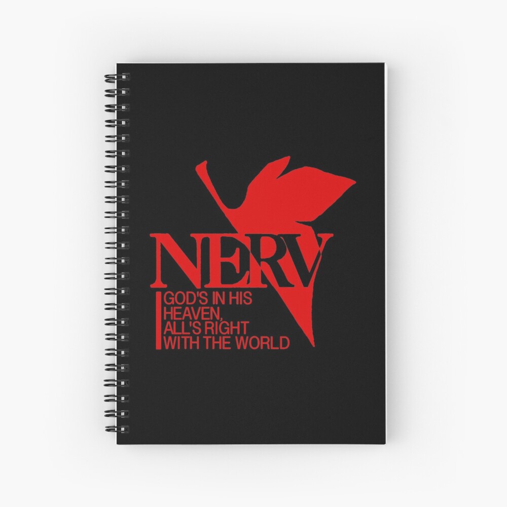 "NERV Logo Redesign" Spiral Notebook for Sale by ArchiTelos | Redbubble