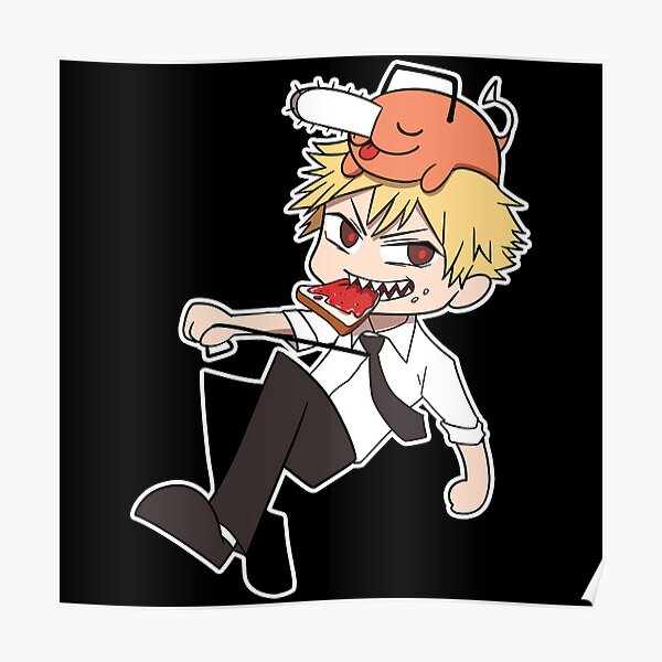 "Chainsaw man Denji Chibi" Poster for Sale by VodyStore | Redbubble