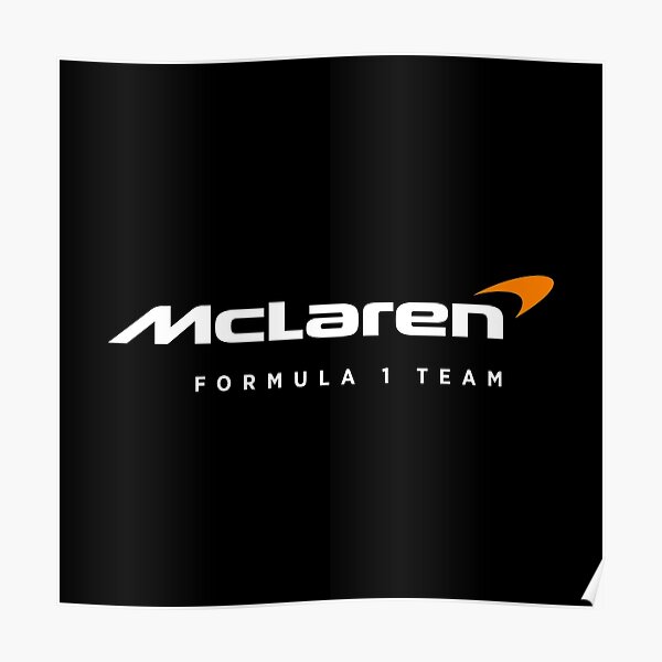 "McLaren Motorsports Racing Team" Poster for Sale by F1Copyrights ...