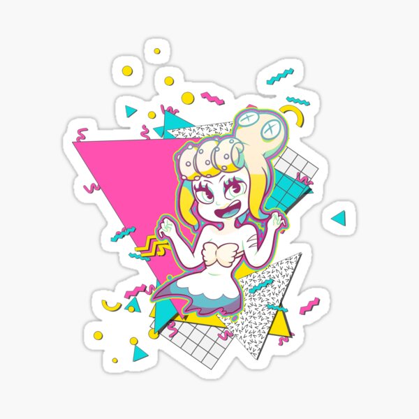 "Cala Maria - Cuphead *90s graphic design*" Sticker for Sale by ...