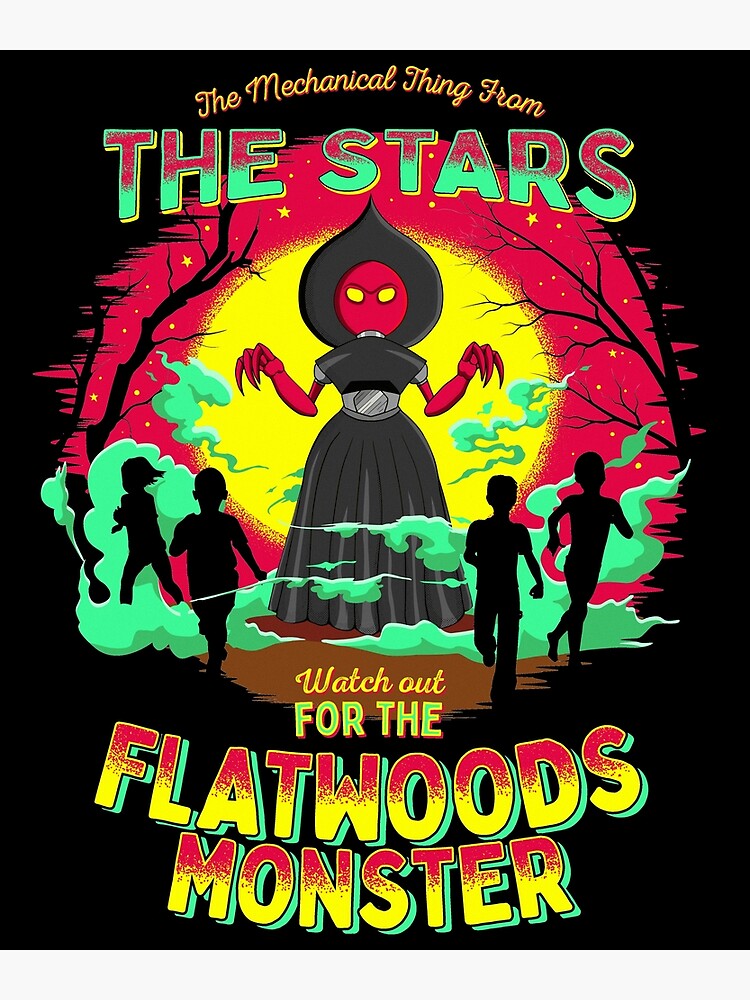 "Cute Cryptid Alien Braxxie Flatwoods Monster of West Virginia" Poster ...