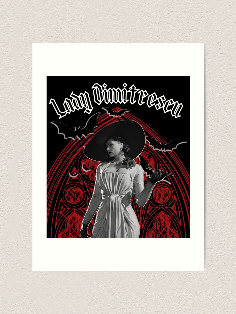 "Lady Dimitrescu Resident Evil Village" Art Print for Sale by ...