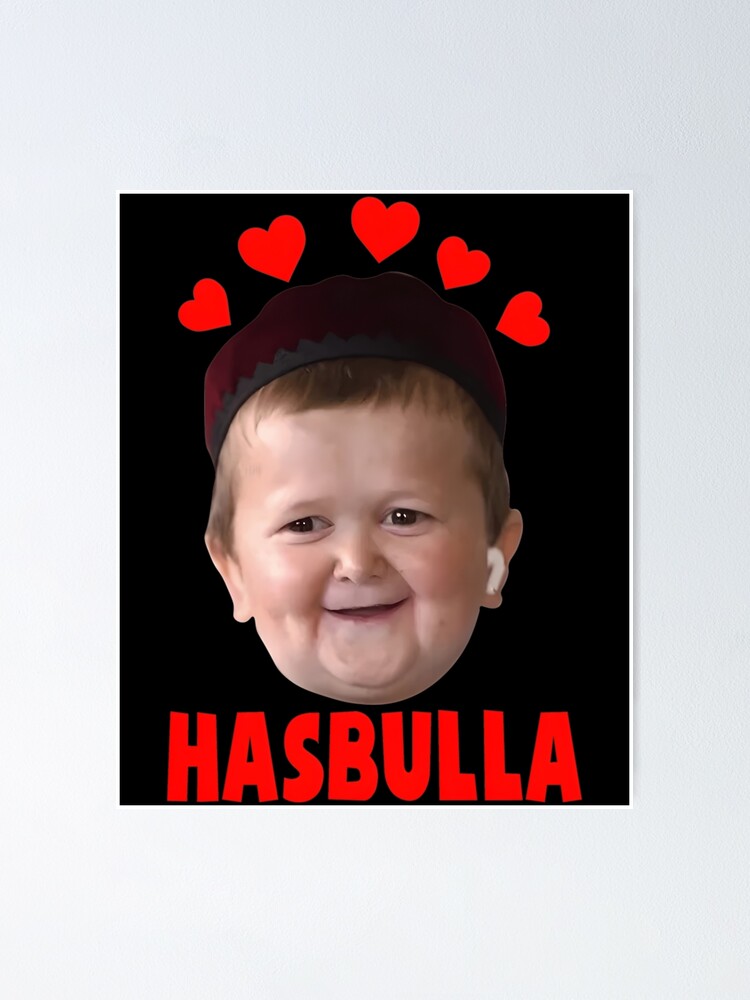 Póster «Hasbulla Love Hasbulla Meme Clásico» de liunikimeee | Redbubble