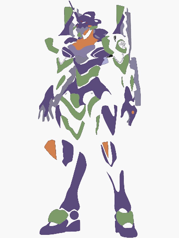 "Eva - 01" Sticker by GenoApparell | Redbubble