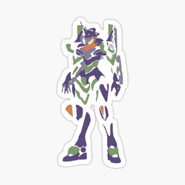 "Eva - 01" Sticker by GenoApparell | Redbubble