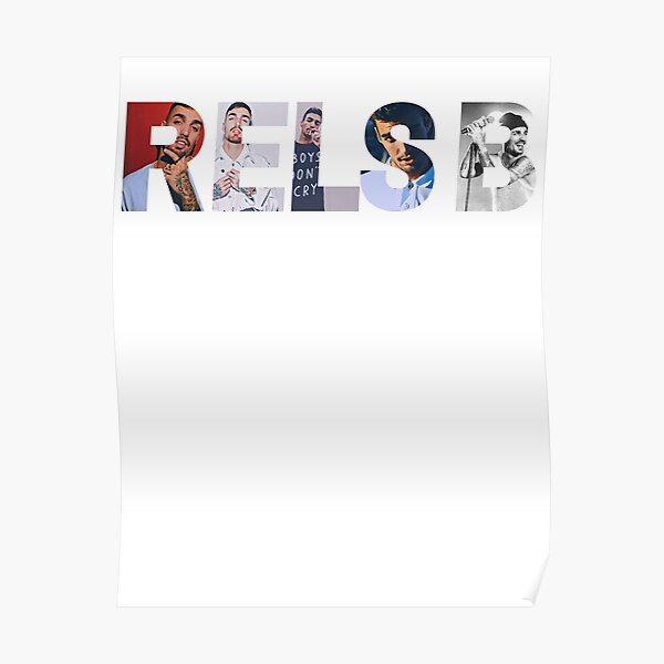 Póster «Camiseta y pegatina de Rels B | Sudadera con capucha Rels B ...