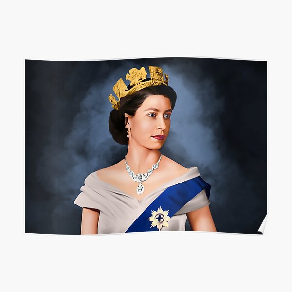 "Queen Elizabeth II" Poster for Sale by TudorEmporium | Redbubble