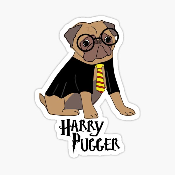 Harry Pugger Stickers | Redbubble