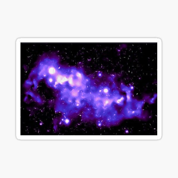 "Black Smoke Night Galaxy 1" Sticker for Sale by Quill-Design | Redbubble