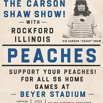 "A League of Their Own Carson Shaw" Poster for Sale by Petra Zegnal ...