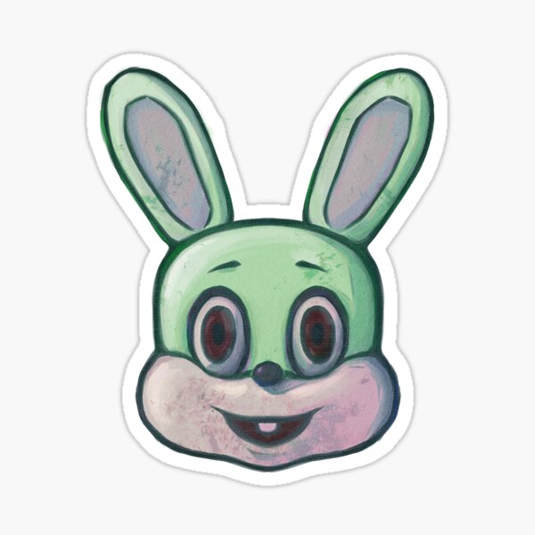 "Silent Hill Robbie The Rabbit (Green)" Sticker by nihilyena | Redbubble
