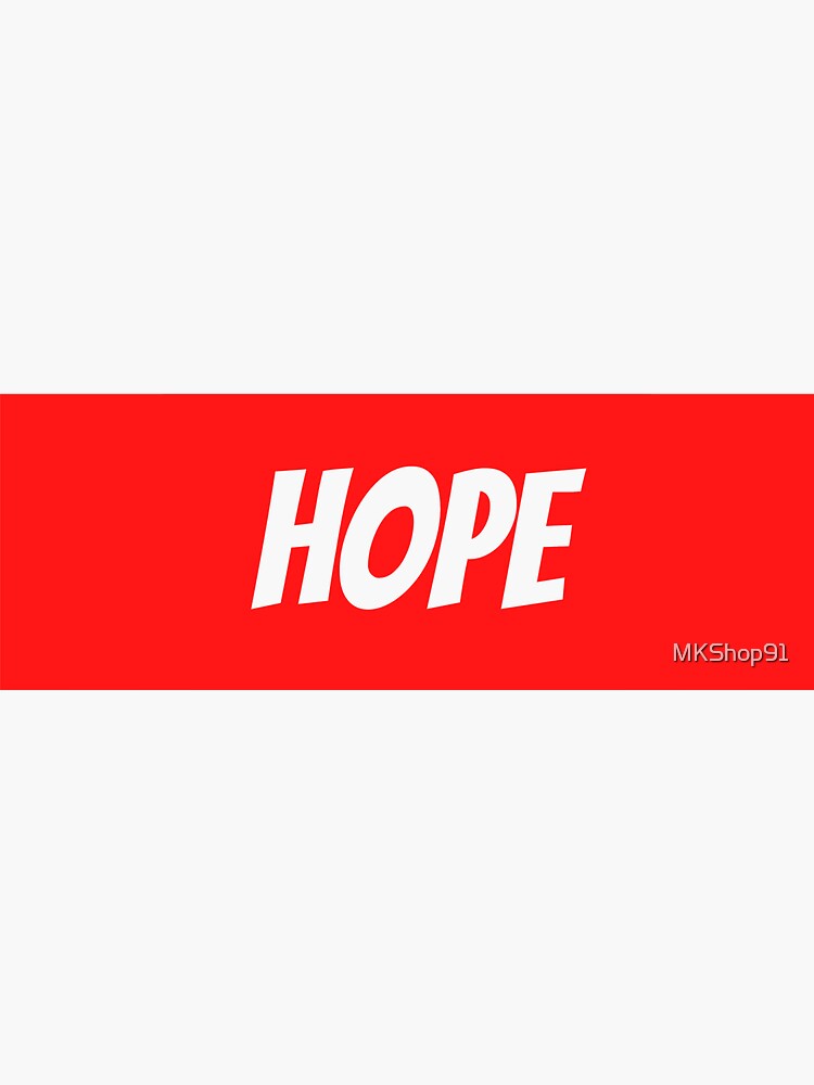 "Hope Best Word Template Design" Sticker for Sale by MKShop91 | Redbubble