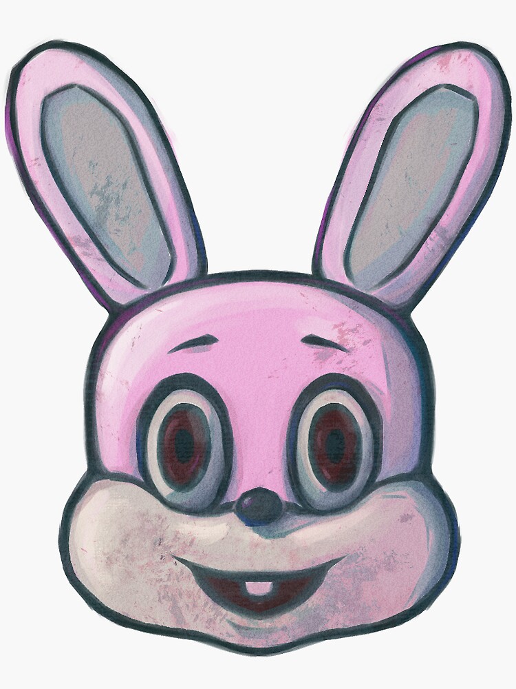 "Silent Hill Robbie The Rabbit (Pink)" Sticker for Sale by nihilyena ...