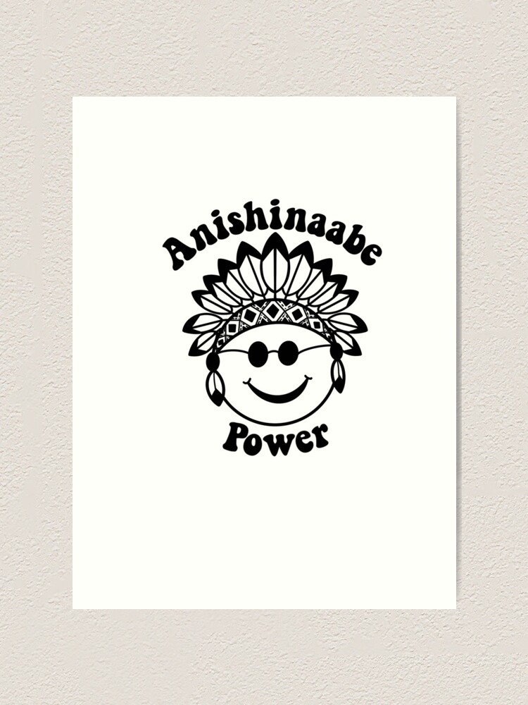 "Anishinaabe Power Smiley Face" Art Print for Sale by oneilhaylee ...