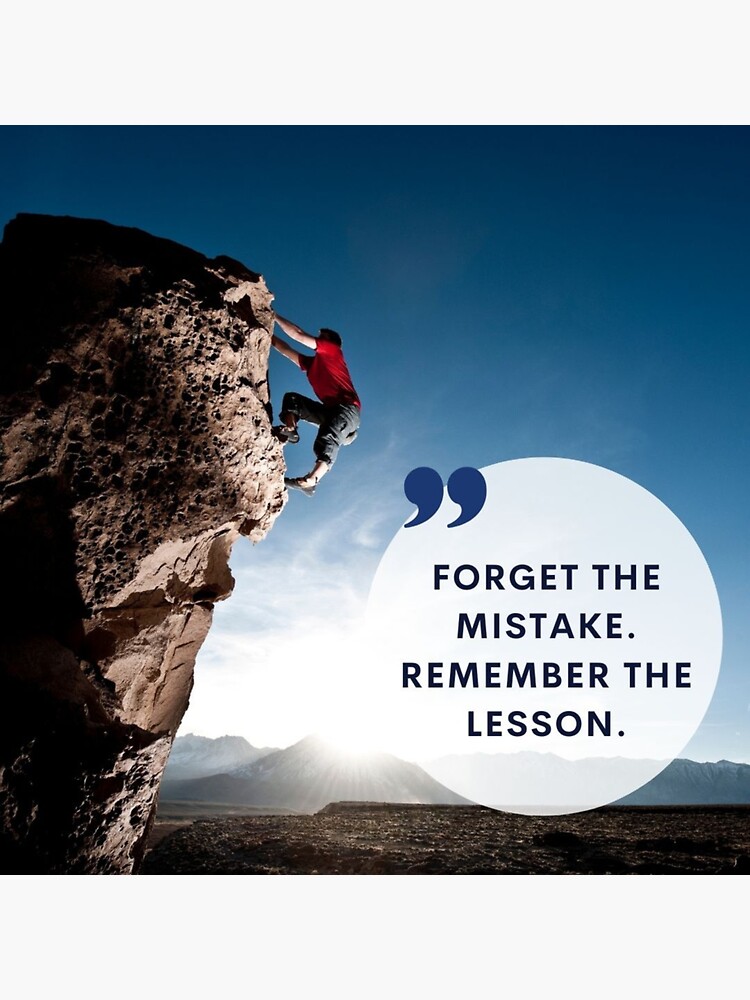 "Remember the lesson Motivation quote" Sticker for Sale by ...