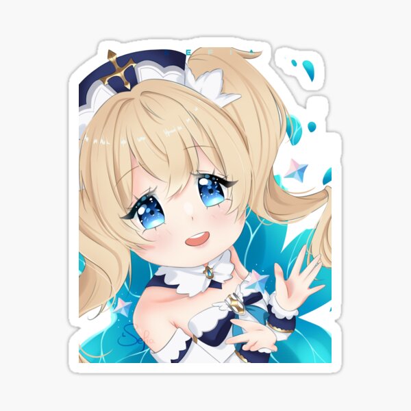 "Barbara PNG - Genshin Impact" Sticker for Sale by Sakiya026 | Redbubble