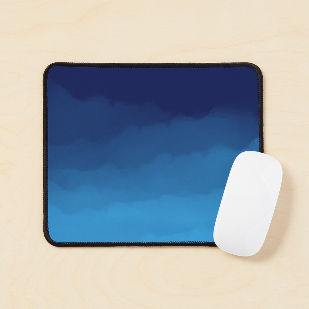 "Watercolor Ombre (navy blue/sky blue)" Poster for Sale by designminds ...