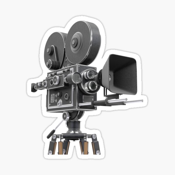 "film camera journalist" Sticker for Sale by laradaniel | Redbubble